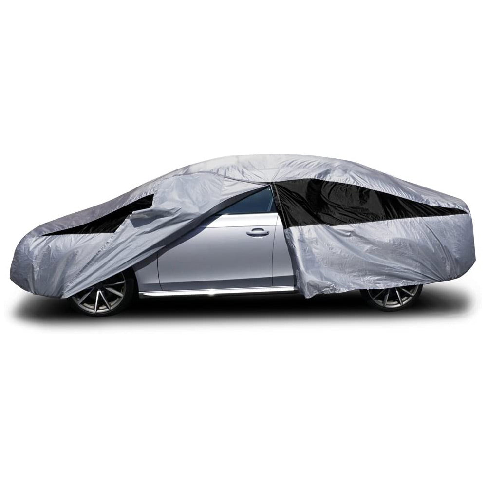 Titan Lightweight Poly 210T Car Cover for Compact Sedans 176-185"